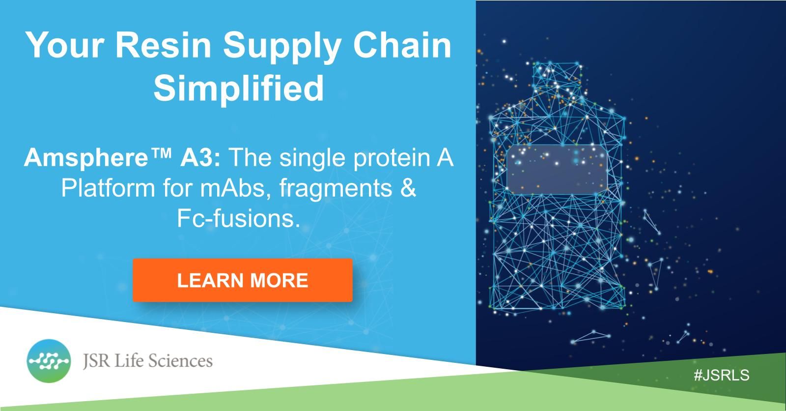 Protein A resin for mAbs, fragments & Fc-fusions | Amsphere A3